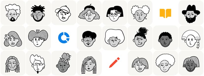 Download and share – Notion Faces